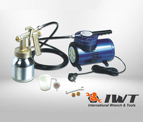 Mini Compressor & Spray Gun Kit | International Wrench Tools, IWTtools.com